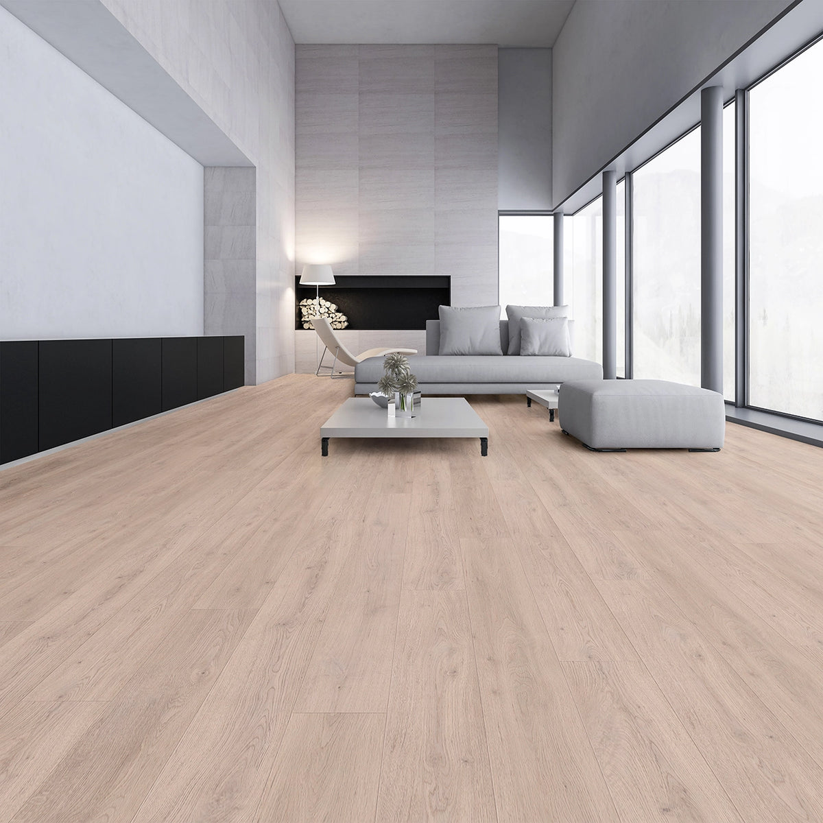 Ivory White Large Plank 48 x 7.25" | Luxury Flooring For Every Home